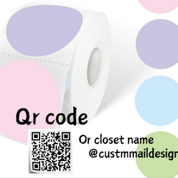 Office | 5 Ct 2 In Qr Code Stickers Multi Color | Poshmark